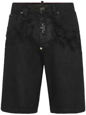 Philipp Plein Straight Leg Shorts For Men