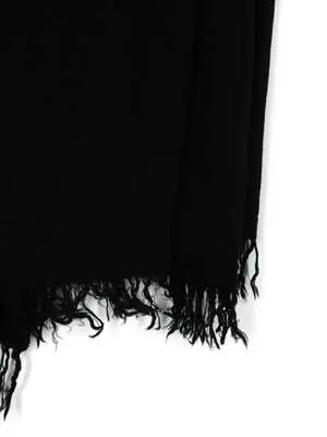Rick Owens Virgin Wool Scarf - Black
