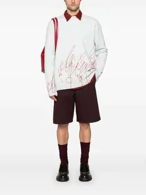 OAMC Scribble-print Fleece Sweater