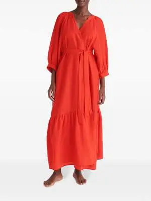 ERES Joie Linen Wrap Dress