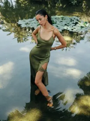 REFORMATION Malorie Silk Dress