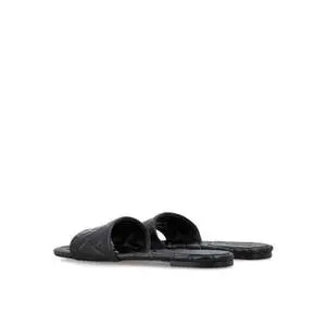 Bottega Veneta Amy Leather Mules - Black