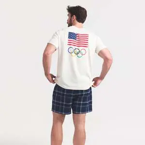 SKIMS Jersey Pajama Olympic T Shirt | | | For Team Usa