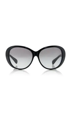 Oliver Spencer Maridan Round-frame Sunglasses - Black