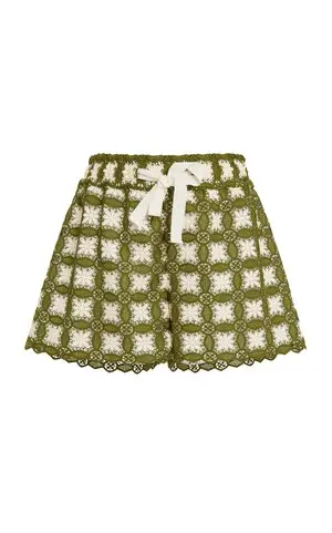 Giambattista Valli Macrame Shorts Only
