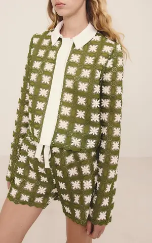Giambattista Valli Macrame Shorts Only