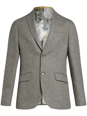 Etro Single-breasted Wool Blazer