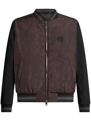 Etro Paisley-print Panelled Bomber Jacket