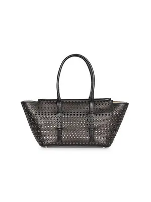 Alaïa Alaïa Mina 20 Leather Bag - Noir