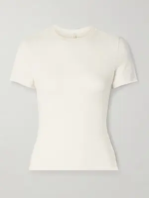 SKIMS Stretch-cotton Jersey T-shirt - Neutrals