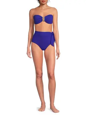 CHANGE OF SCENERY Side Tie High-waist Bikini Bottom