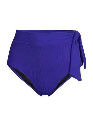 CHANGE OF SCENERY Side Tie High-waist Bikini Bottom