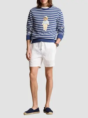 Polo Ralph Lauren Prepster Linen Shorts - Ceramic White