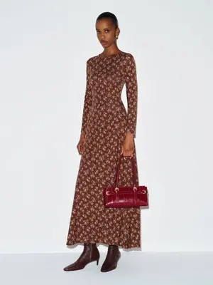 Women's High Neck Knit Dresses