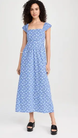 Rixo Lillianne Floral Print Dress