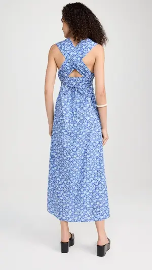 Rixo Lillianne Floral Print Dress