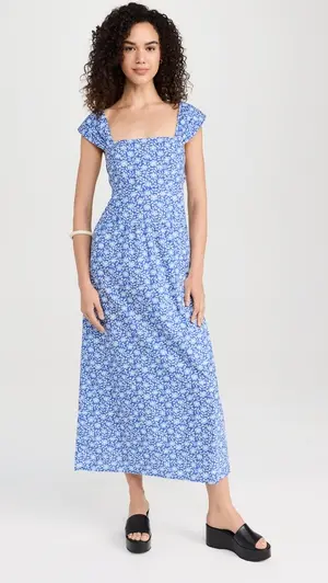 Rixo Lillianne Floral Print Dress