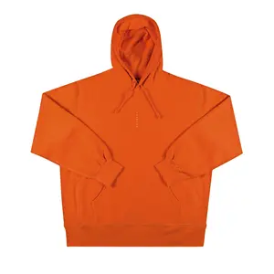 Supreme Micro Logo Hooded Sweatshirt - Orange