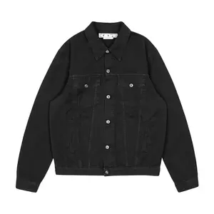 Off-White Wave Off Canvas Skate Jacket - Black