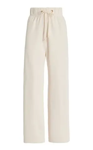 LES TIEN Eazy Cotton Track Pants - Ivory