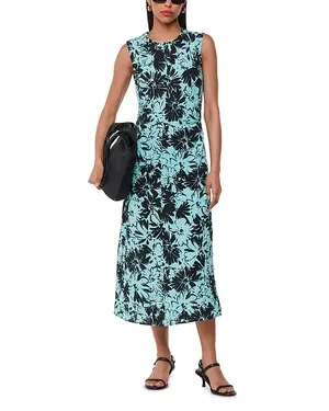 Whistles Oversized Pansy Lori Midi Dress