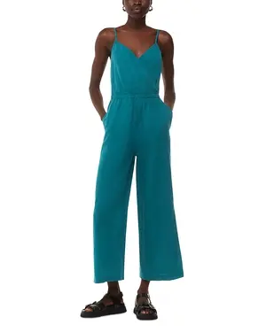 Whistles Wrap Front Jumpsuit - Teal