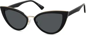 Zenni Cat-eye Sunglasses With Polarized Lenses - Black