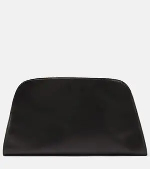THE ROW Ew Margaux Leather Clutch