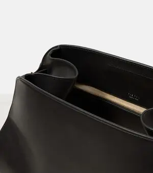 THE ROW Ew Margaux Leather Clutch