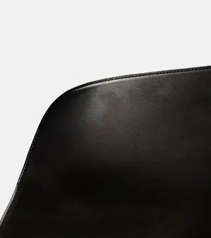THE ROW Ew Margaux Leather Clutch