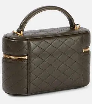 Saint Laurent Gaby Leather Vanity Bag