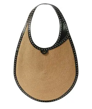 Alaia Gold Tone Shoulder Bags