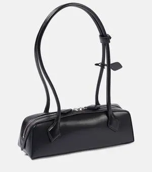 Alaïa Teckel Small Leather Shoulder Bag - Black