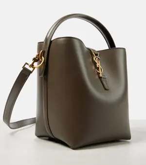 Saint Laurent Le 37 Leather Bucket Bag