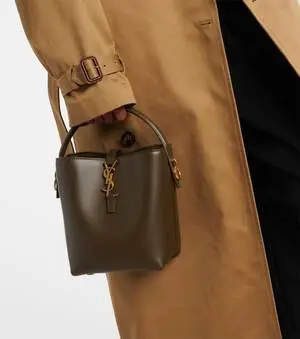 Saint Laurent Le 37 Leather Bucket Bag