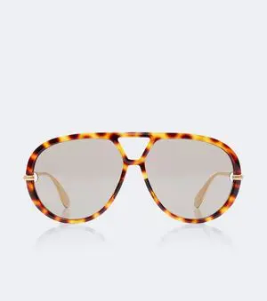 Bottega Veneta Classic Aviator Sunglasses Brown