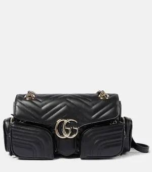 Gucci Gg Marmont Small Leather Shoulder Bag