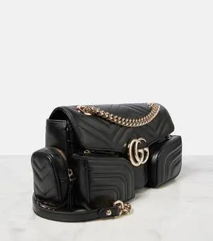 Gucci Gg Marmont Small Leather Shoulder Bag