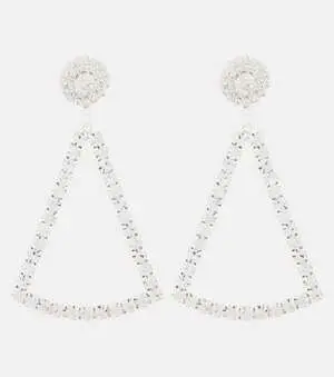 Magda Butrym Embellished Drop Earrings - Silver