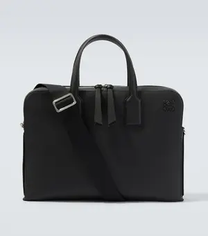 Loewe Goya Leather Briefcase - Black