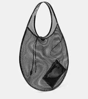 Alaïa Xl Fishnet Shoulder Bag
