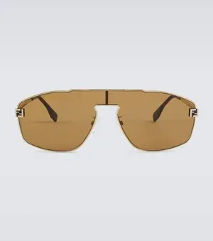 Fendi Sky Flat-top Sunglasses - Brown