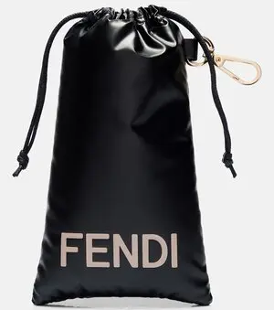 Fendi First Crystal Oval Sunglasses - Blue