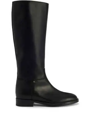 GIUSEPPE ZANOTTI Nourine Leather Mid-calf Boots