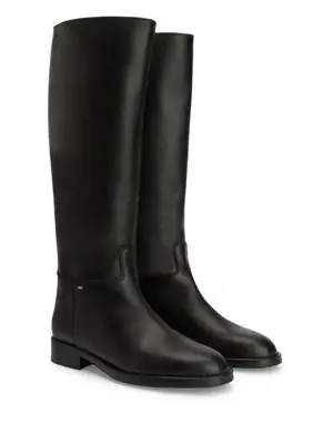 GIUSEPPE ZANOTTI Nourine Leather Mid-calf Boots