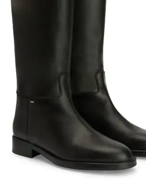 GIUSEPPE ZANOTTI Nourine Leather Mid-calf Boots