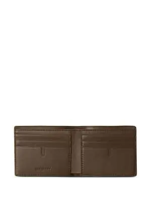 Burberry Check Slim Bifold Wallet - Brown