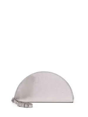 MAISON MARGIELA Calf-leather Clutch - Silver