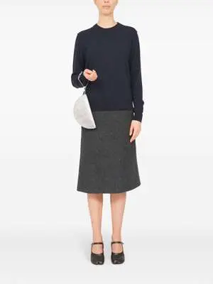 MAISON MARGIELA Calf-leather Clutch - Silver