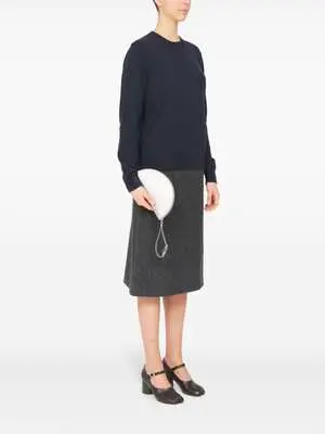 MAISON MARGIELA Calf-leather Clutch - Silver